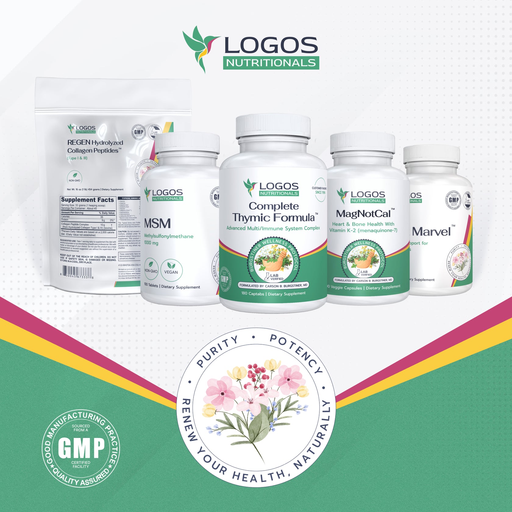 Stem Cell Therapy Support | Premium Supplements | Logos Nutritionals