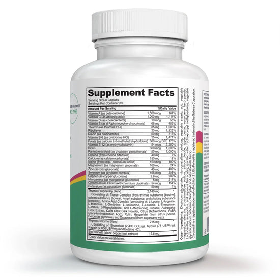 Complete Thymic Formula | Daily Immune Support | Logos Nutritionals