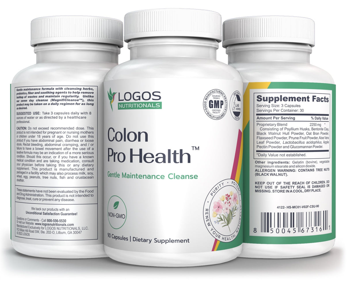 Colon Pro Health: Comprehensive Colon & GI Cleanse | Logos Nutritional